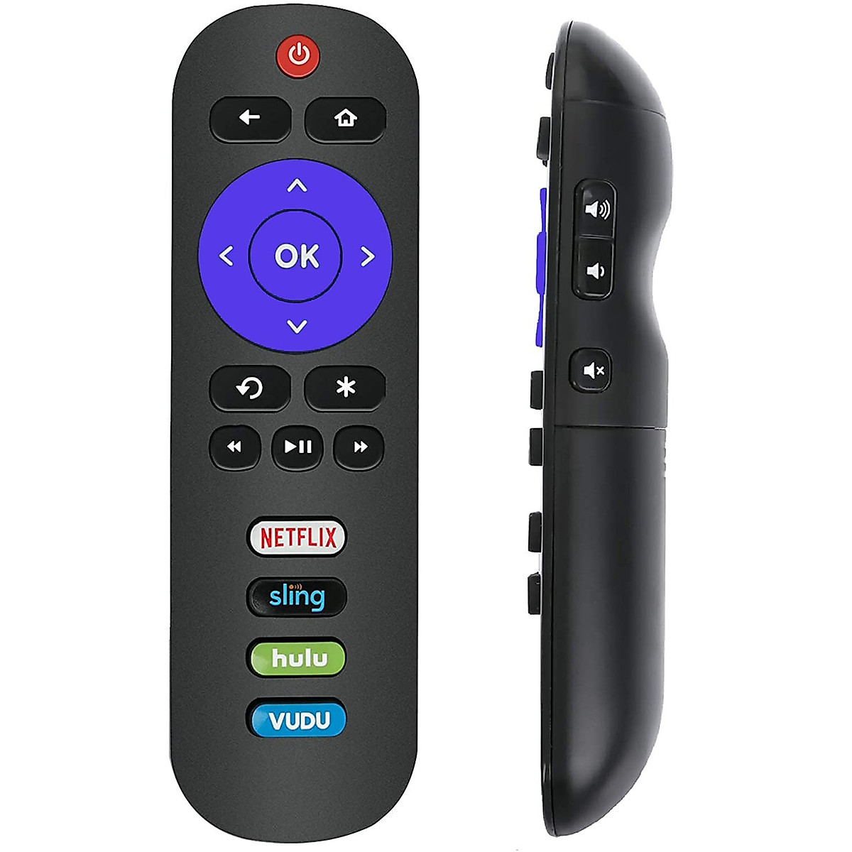 Remote Control Replacement for JVC Roku TV LT-32MAW388 LT-40MAB588 LT-43MAW588 LT-49MAW598 LT-50MAW595 LT-65MAW595