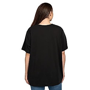 Disney Plus Size Womens T-Shirt Eeyore Butterfly Side Print (Black, 5X)