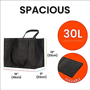 NZ home Large Reusable Recyclable Bag for Grocery Shopping, Mixed Color (5 pack)