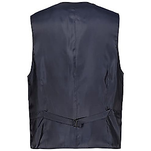 JP 1880 Menswear Big & Tall Plus Size L-8XL Contrast Lined Mix & Match Suit Vest Navy 50 705621 70