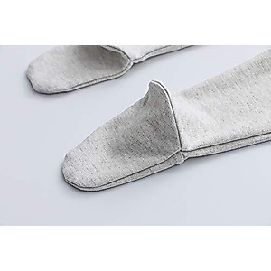 O2 BABY Organic Cotton Unisex Baby Jogger Pants, 3-Pack Pull-on Bottoms, Newborn Leggings (Newborn, Grey/White/Green)