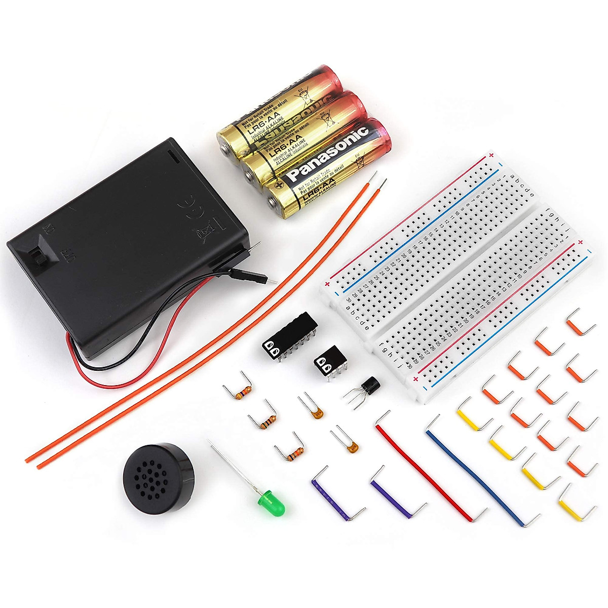 MicroKits Theremin Electronics Kit | Educational Electronic Music STEAM/STEM Kits for Kids or Grown Ups | No Tools Needed Easy to Build Breadboard Kit