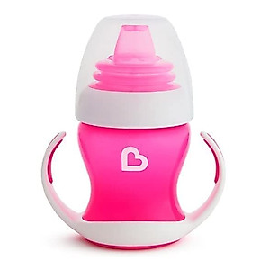 Munchkin Gentle Transition Cup 4 oz, Assorted Colors (Blue, Pink, Green and Purple)