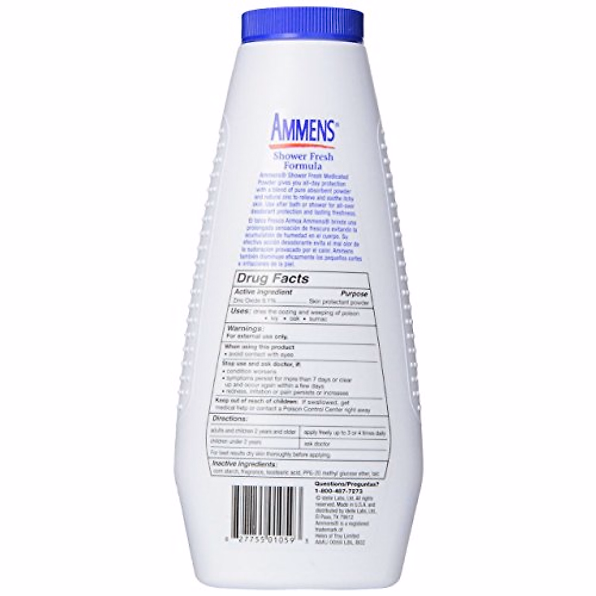 Ammens Medicated Powder Shower Fresh 11 oz (Pack of 4)