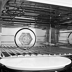 ZLINE 24" Built-in Convection Microwave Oven in Black Stainless Steel with Speed and Sensor Cooking