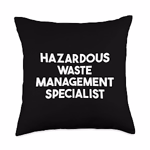 Hazardous Waste Management Specialist Throw Pillow