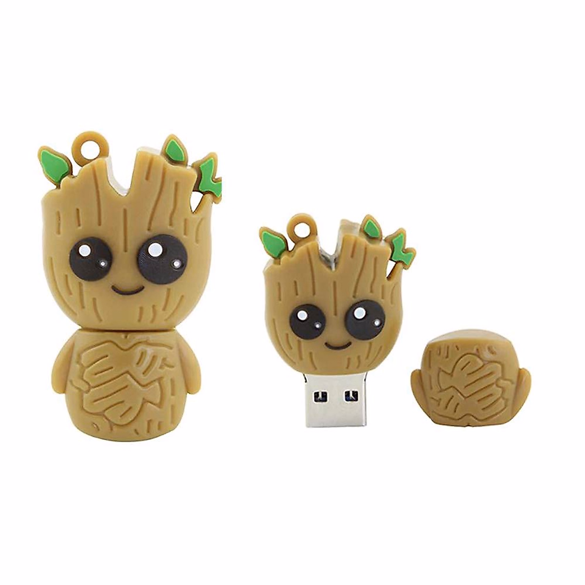 2.0 MBGS Baby Groot Tree GOG Hero 64GB USB External Hard Drive Flash Drive Storage Device Cute Novelty Memory Stick U Disk Cartoon