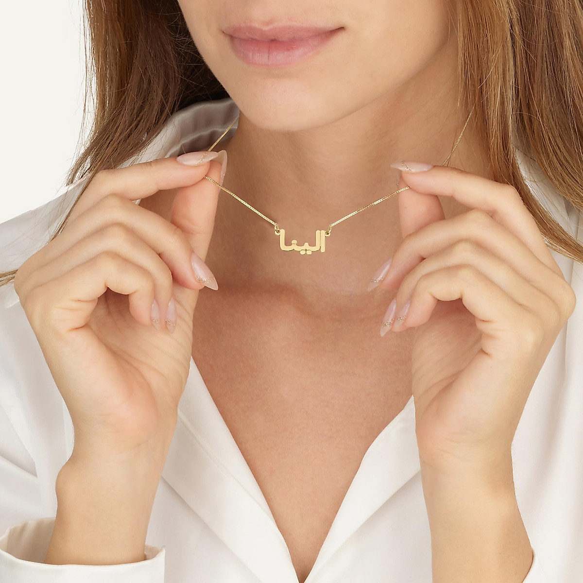 Farsi Font Name Necklace Personalized Pendant Custom Jewelry Gift For Women Customize Persian Charm