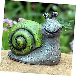 Uonlytech 3pcs Outdoor Ornament Lights Outdoor Garden Lights Animal Light Lawn Lamp Decorative Lights Solar Garden Lamp Solar Animal Lights Decorative Lights Snails Water Proof