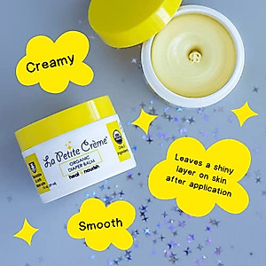 La Petite Creme French All-Natural Diaper Balm - Healing & Nourishing Diaper Cream - Gentle & Safe Baby Balm with USDA Certified Organic Beeswax and Olive Oil - Baby Essentials for Newborn (4 oz)