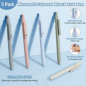 MoKo 60Pcs Aesthetic School Supplies with Cute Pencil Case,12 Pastel Highlighters,5 Black Ink Gel Pens,6 Mechanical Pencil Set 0.5 & 0.7 mm for Students Stationary College Essentials