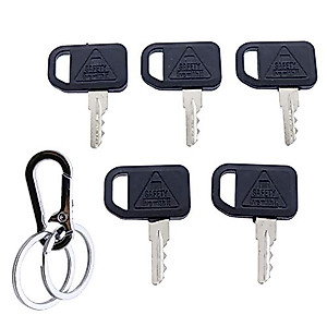 JEENDA 5PCS Ignition Keys AM131841 for John Deere 300 400 GT GX LX Series 130 160 165 Gator 4X2 6X4 Gator Key