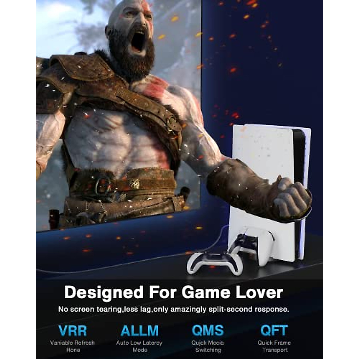 IVANKY 8K HDMI 2.1 Cable 10FT/3M, Certified High Speed HDMI 2.1 Cable, 4K@120Hz 8K@60Hz 48Gbps 144Hz, 7680P, DTS:X, eARC, HDR, for Roku TV/PS4 5/Xbox Series X