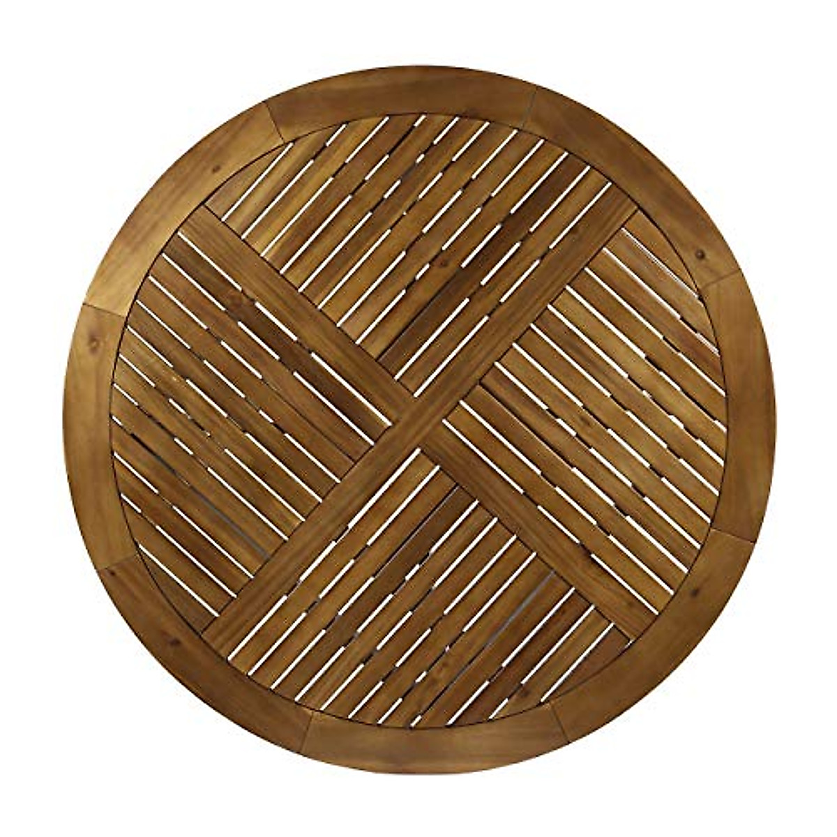 Christopher Knight Home Adn Outdoor 47" Round Acacia Wood Dining Table, Teak