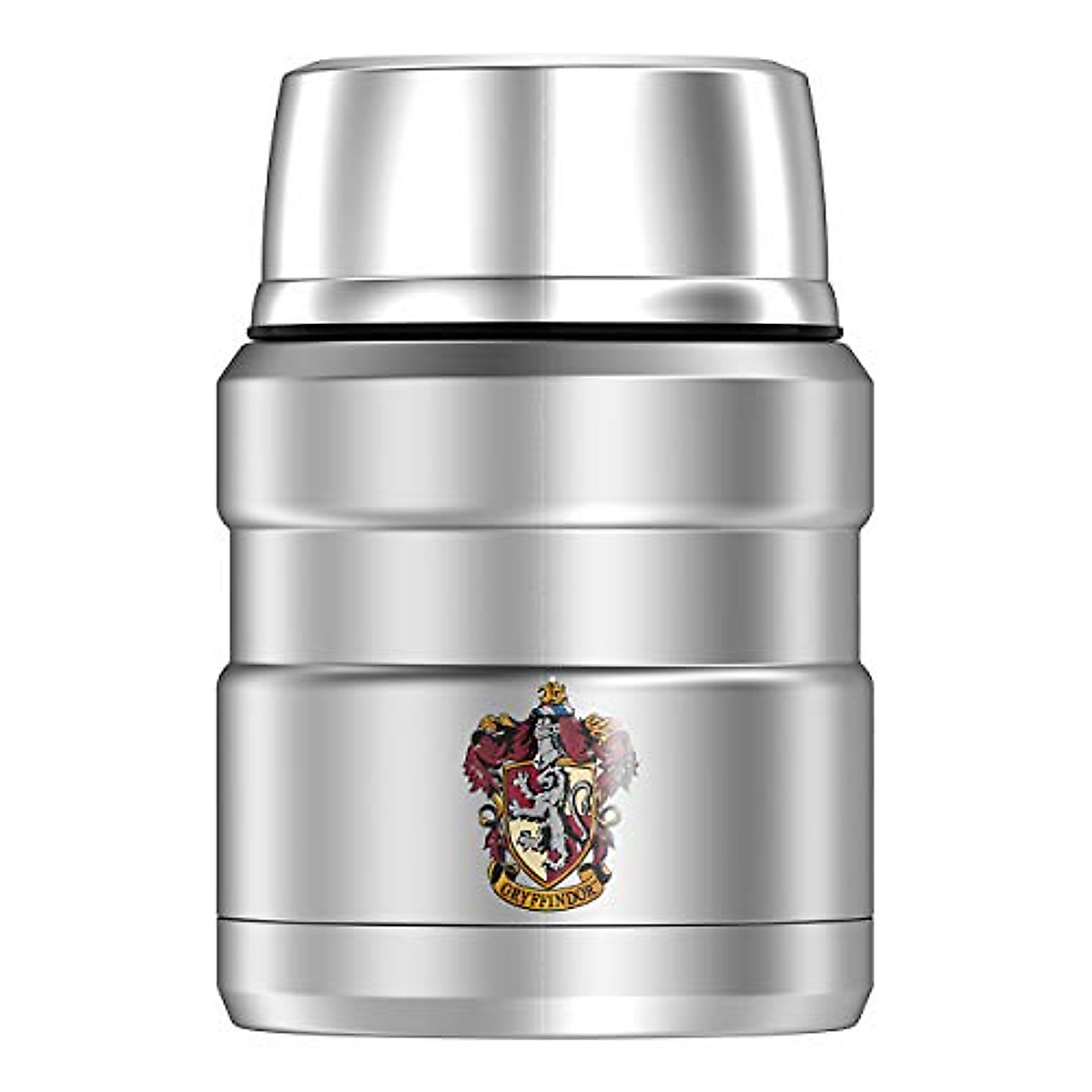 THERMOS Harry Potter Gryffindor House Crest, STAINLESS KING Stainless Steel Food Jar with Folding Spoon, Vacuum insulated & Double Wall, 16oz