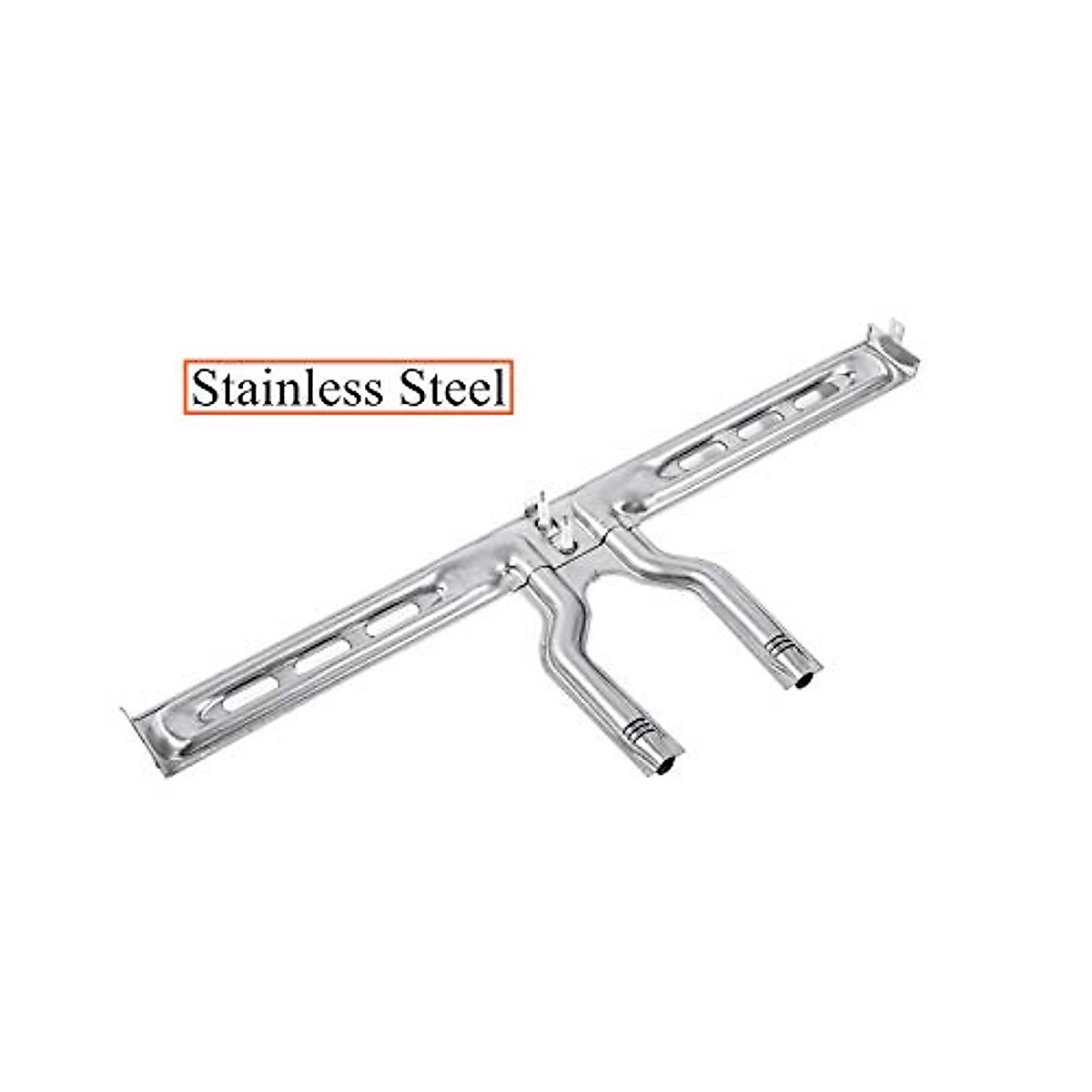 Zljoint Stainless Steel Burner Assembly (1-pack) for Select Coleman 2000, 3000, Grill Master BG4622YPB, BG6522RPB, SG5522RP, Sunbeam BG4622YPB-S, FG7622RPB-S, .. (21 1/2" x 8" )