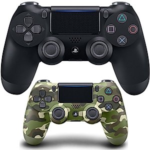 Sony Wireless Controller for PlayStation 4 Black (3001538) DualShock 4 Wireless Green Camouflage Controller for PS4