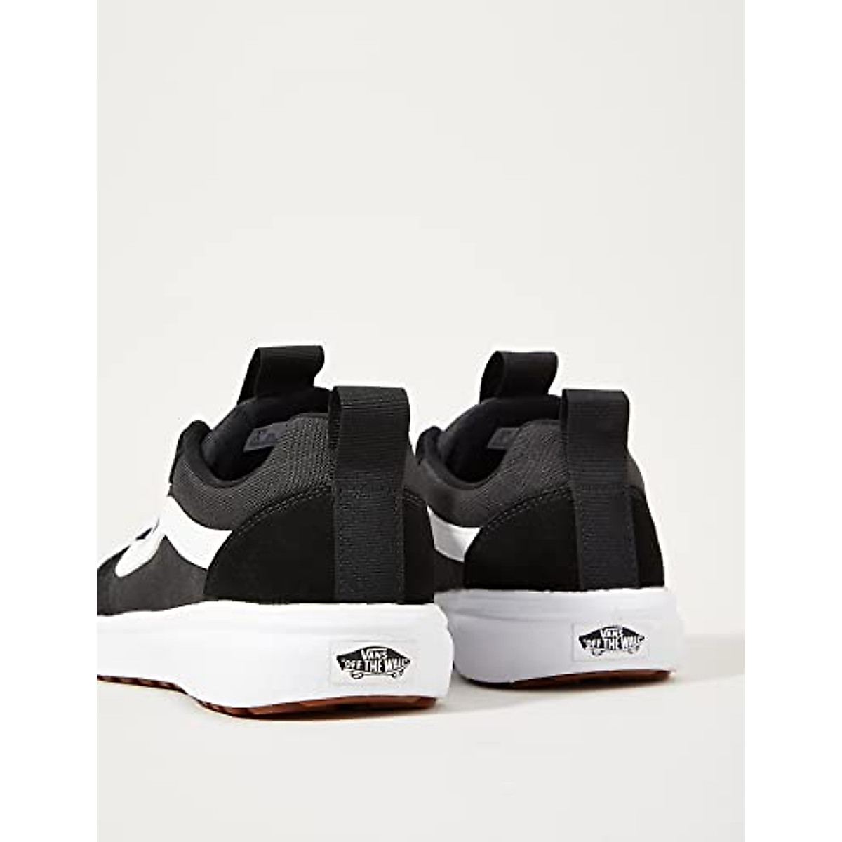 Vans Unisex Range Exp Suede Canvas Sneaker - Black/White 8