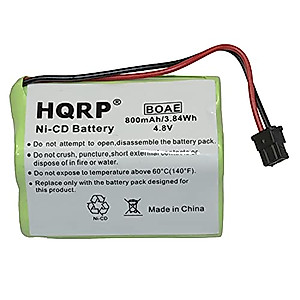 HQRP Battery Compatible with Uniden Bearcat SPORTCAT BP-120 BP120 BP-150 BP150 BP-180 BP180 BP-250 BP250 BBTY0356001 Replacement