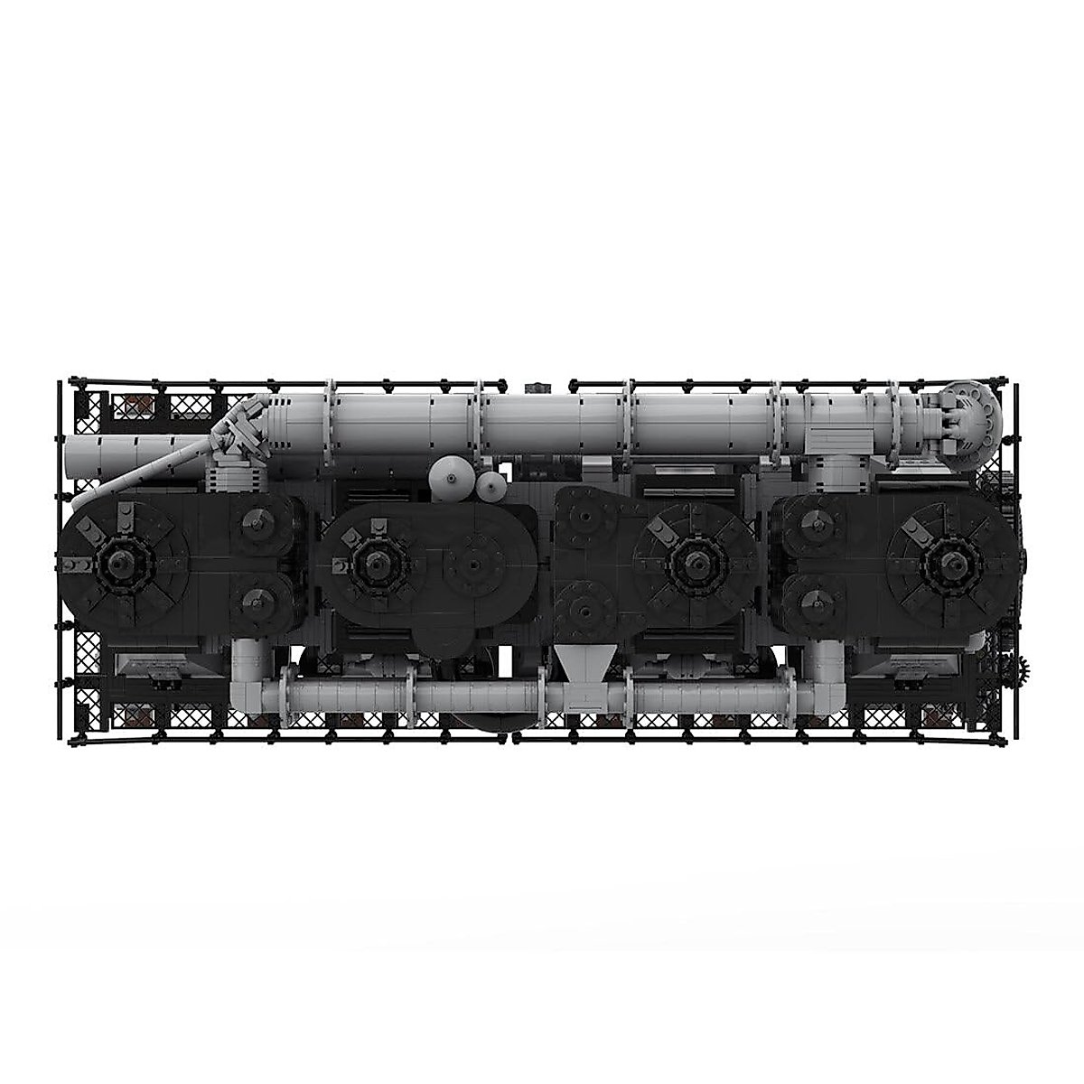 FILONA MOC-157380 Titanic Reciprocating Triple Expansion Steam Engine Building Blocks, Large Steam Engine Building Set with Power Function, DIY STEM Toy (6584 Pieces)