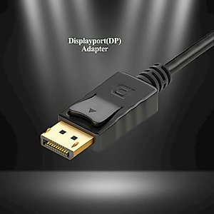 Anbear DisplayPort to VGA Adapter, Display Port to VGA Converter Gold Plated (Male to Female) for DisplayPort Enabled Desktops and Laptops to VGA Converter Connect Displays… (10Pack, DP)