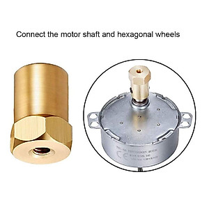 Craftbay 3PCS Synchronous Synchron Motor Turntable Motor Electric Synchron Motor for Cup Turner Cuptisserie Tumbler Cup Rotator with 7mm Flexible Coupling Connector 50/60 Hz 4W 5-6RPM/MIN CCW/CW