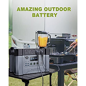 [Upgraded Version] ALLPOWERS S2000 Portable Power Station 2000W (Peak 4000W) MPPT Solar Generator 1500Wh Backup Battery with 4 AC Outlets for Outdoor Camping RV Emergency Off-Grid