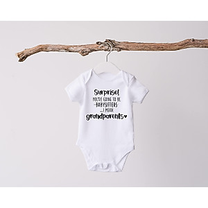 Surprise You're Going to be Grandparents Baby Announcement Bodysuit | Family New Pregnancy