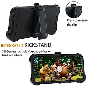 NUFR Galaxy S22 5G case,Samsung S22 Heavy Duty case,[Military Grade Protective ],[Shockproof] [Dropproof] [Dust-Proof], Compatible with Samsung Galaxy S22 5G (Black)