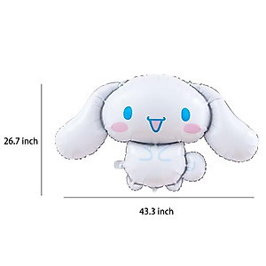 Cute Cartoon Anime Balloon Doll, Large Foil Balloon for Birthday Party, Themed Party Decorations Supplies for Indoor and Outdoor (A)