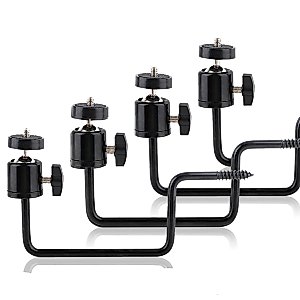 BeIETree Trail Cam Mount, Adjustable, Can Carry 5KG, For Solar Panel, Hunting Cameras, 4 Pack