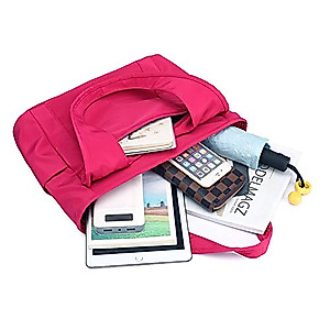 Collsants Nylon Lightweight Handbag for Women Waterproof Tote Shoulder Purses Bag