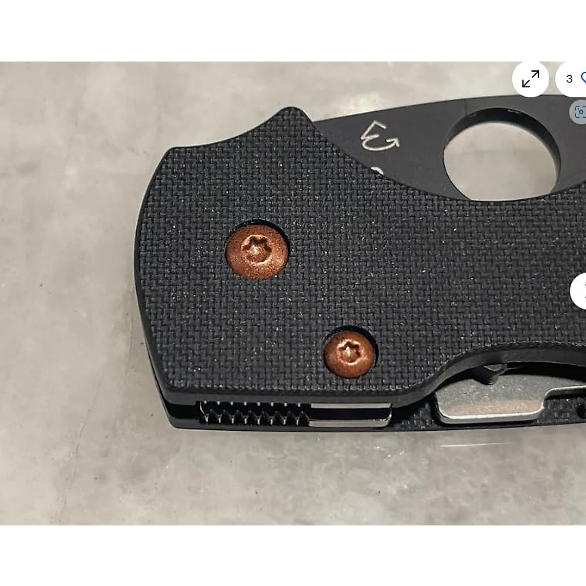 Copper Stainless Torx Screws For Spyderco Lil’Native Compression Lock Knife 5pcs