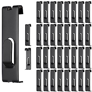 Sumnacon Grid Wall Hangers 35 Packs Black Display Hooks for Grid Wall Metal Grid Wall Display Hooks for Artwork Painting Photography Canvas,Utility Grid Wall Hooks for Home Outdoor Art Show Craft Show