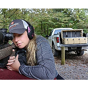 Walker's Game Ear Razor Slim Electronic Muff, Pink