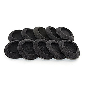YunYiYi 5 Pairs Replacement Foam Ear Pads Sponge Earpads Cushion Cups Cover Compatible with Plantronics Pulsar p590 P 590 P-590 Headset Headphones