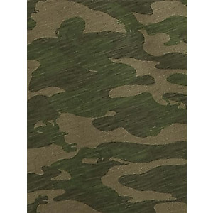 Simple Joys by Carter's Baby Boys' 3-Pack Short-Sleeve Tee Shirts, Green Camo/Grey Heather/Navy, 18 Months