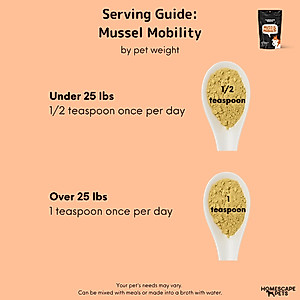 Homescape Pets 3-Piece Health Bundle - Daily Thrive Oil for Immune Health and Energy + Restful Pet Oil for Anxiety & Stress + Mussel Mobility Powder for Hip & Joint Health, Arthritis