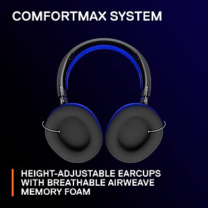 SteelSeries Arctis Nova 7P Wireless Multi-Platform Gaming Headset — Neodymium Magnetic Drivers — 2.4GHz + Bluetooth — 38Hr USB-C Battery — Gen2 AI Mic — PlayStation, PC, Switch, VR, Mobile - Black