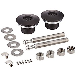 Quik-Latch Products QL-50L-LP/BP Black Cerakote Finish Low Profile Locking Quick Release Hood Pin Kit