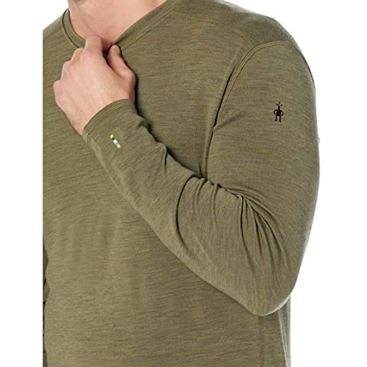 Smartwool Men's Classic Thermal Merino Wool Base Layer Crew (Slim Fit)