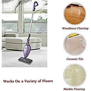 10 Pack Replacement Washable Cleaning Steam Mop Pads Compatible with Shark S3101, S3102, S3250, S3251, SK115, SK140, SK141, SK410 Series Steam & Scrub All-in-One Hard Floor Steam Mop