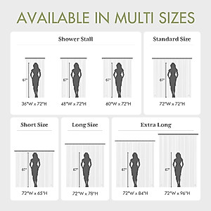 AmazerBath Clear Shower Curtain Liner, 72x72 Plastic Shower Liner, Waterproof PEVA Shower Curtain Liner, Cute Lightweight Shower Curtains for Bathroom with Magnets and 12 Rustproof Metal Grommet Holes