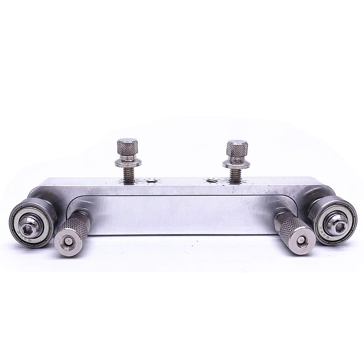 Jiayouy Adjustable Guitar Nut & Bridge Sander Luthier Tool for Electric Acoustic Guitar Bass Silver