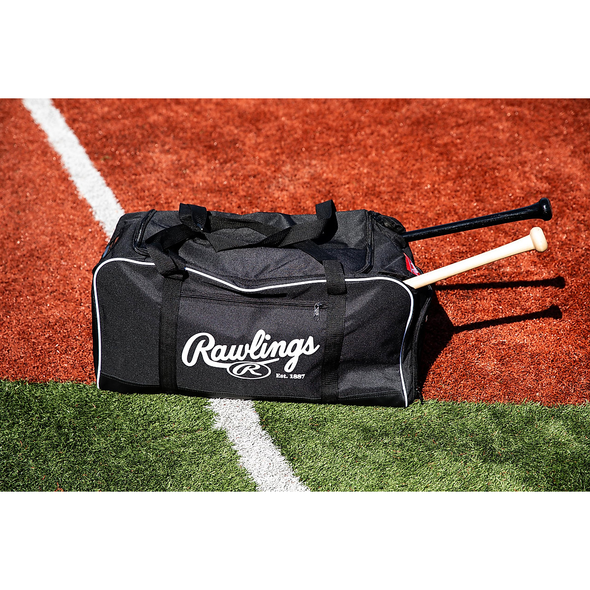 Rawlings | COVERT Duffle Equipment Bag | Baseball/Softball | Navy