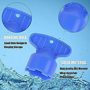 BOETOADG Faucet Aerator Key Removal Wrench Tool with 5 Sizes M16.5, M18.5, M21.5, M22.5, M24 Concave Spout Key Sink Spout Wrench with Faucet Housing Removal Toolfor Bathroom Kitchen Sink Removal Tool