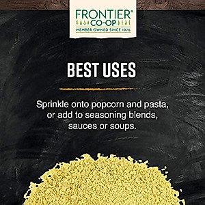 Frontier Nutritional Yeast Mini Flakes, 1-Pound Bulk Bag, Essential B Vitamins, Non-Irradiated, Kosher Yeast