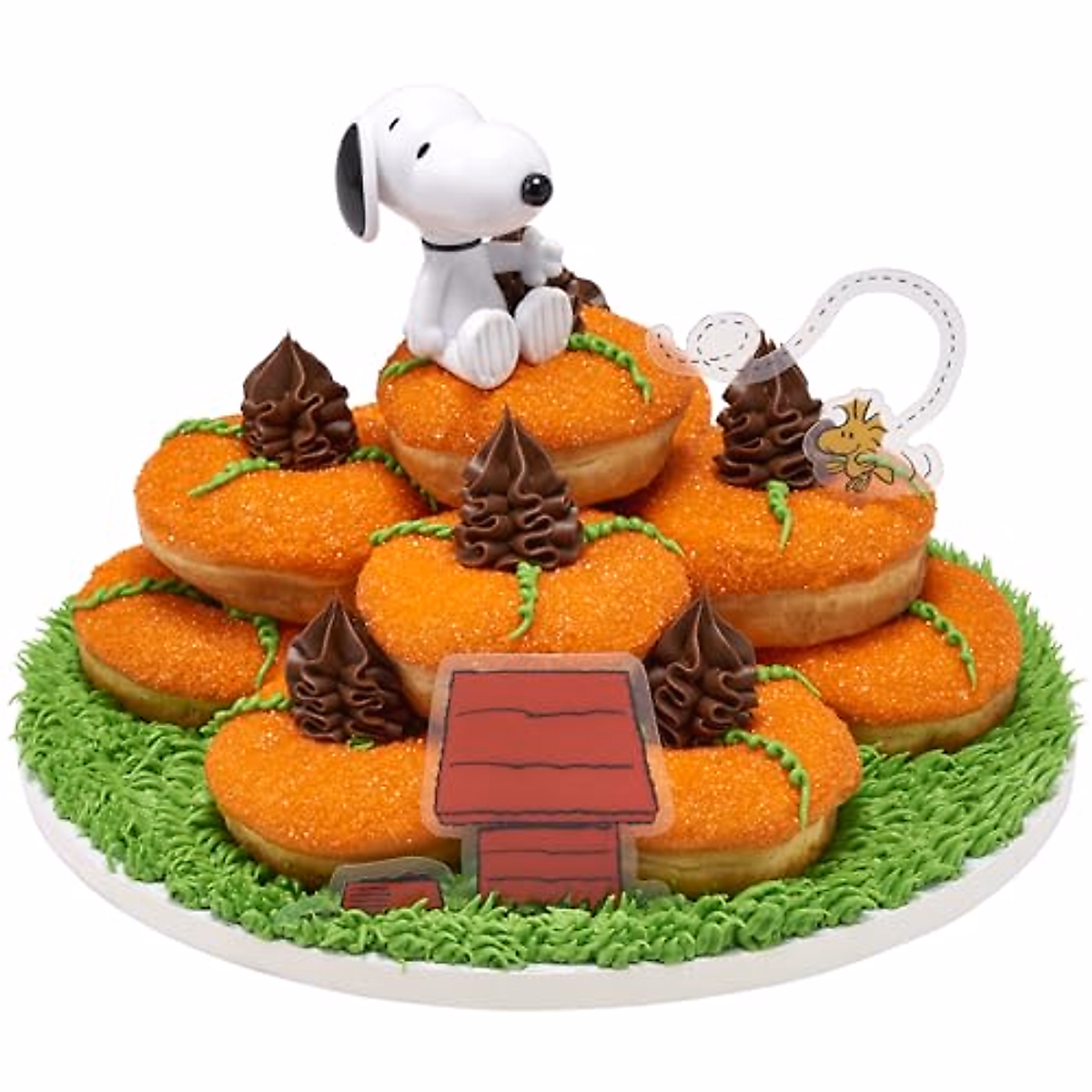 DecoSet® Peanuts® Snoopy® and Woodstock® Cake Topper, 3-Piece Cake Decoration | For Birthday, Parties, Celebration