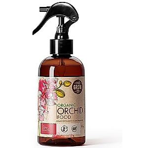 Organic Ready to Spray Orchid Food Mist - Bloom Booster Fertilizer for Orchids in Pots - Plant Nutrients for Healthy Flower & Reblooms (8 oz)
