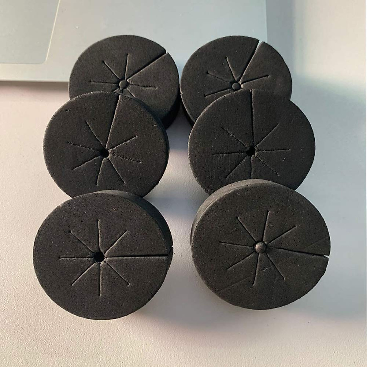30 Pack Cloning Collars Inserts Premium Grade Foa, Plant Accessories Hydroponic Tower Aero Garden Pods Garden Clone Collar Hydroponics Sponge(Black)